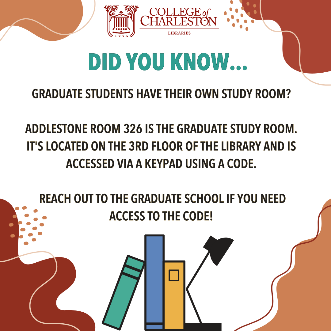 Learning About Library Spaces - College of Charleston Libraries